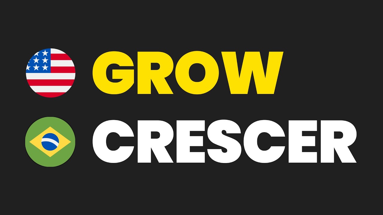 DESCUBRA o verbo GROW em 20 minutos! - YouTube