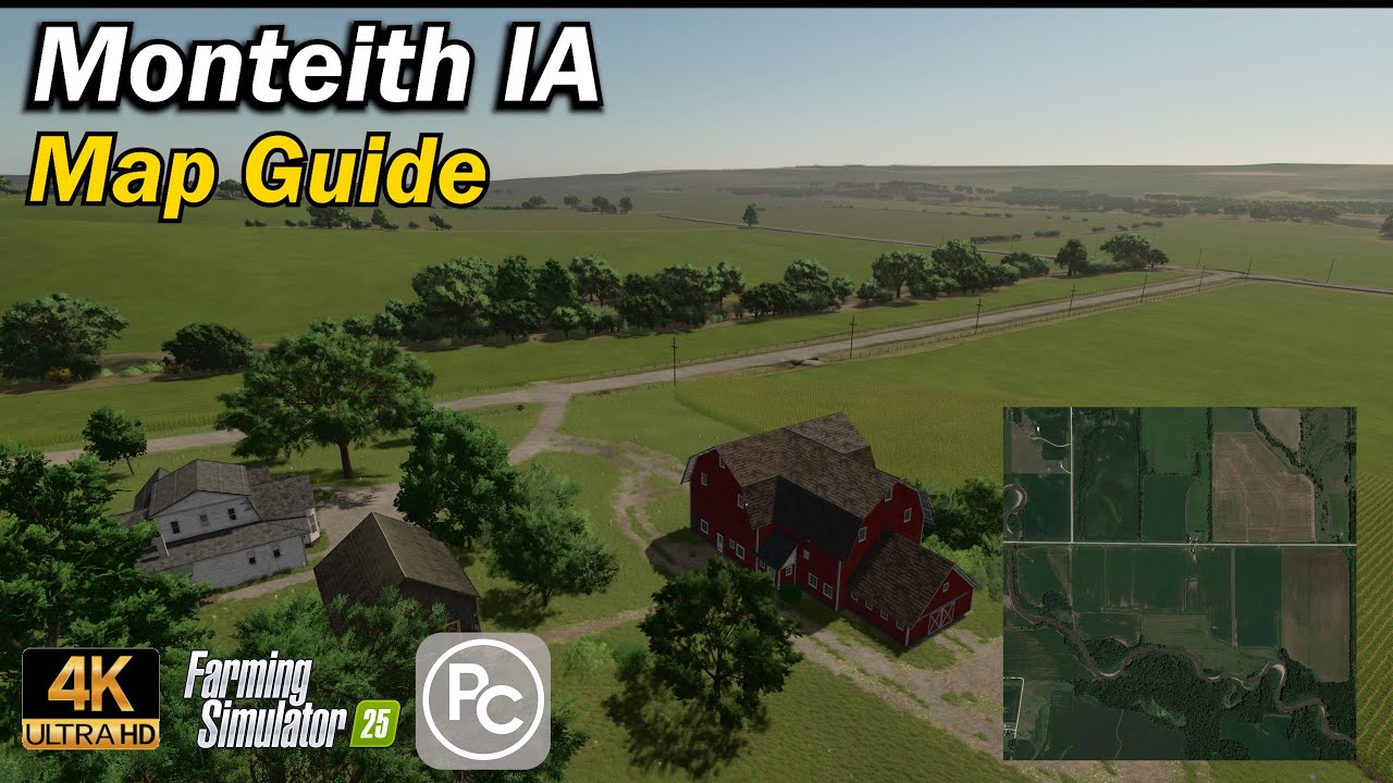 Monteith IA | Map Guide | Farming Simulator 25 - YouTube