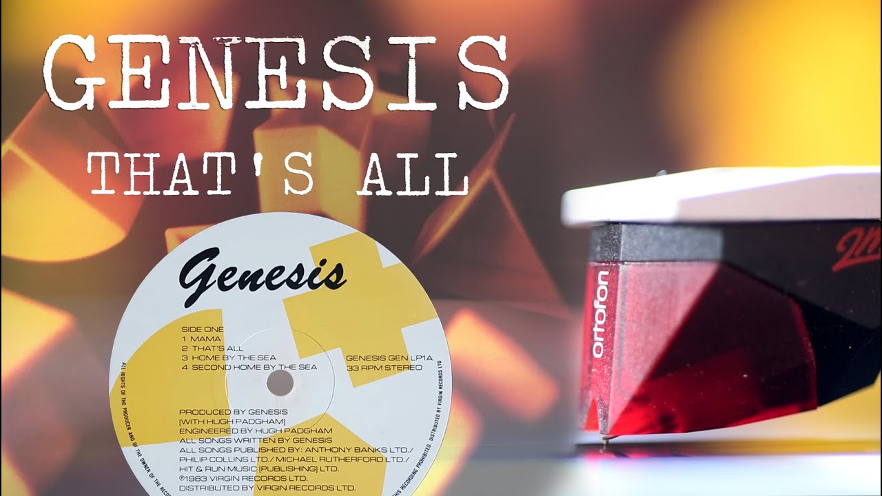Genesis - That's All 1983 / Vinyl, LP - YouTube