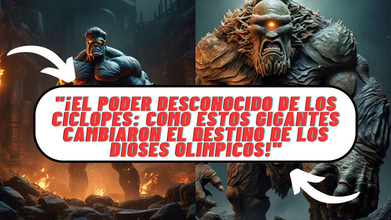 "Cíclopes: Los Gigantes Imponentes y Temidos de la Mitología Griega"# ...