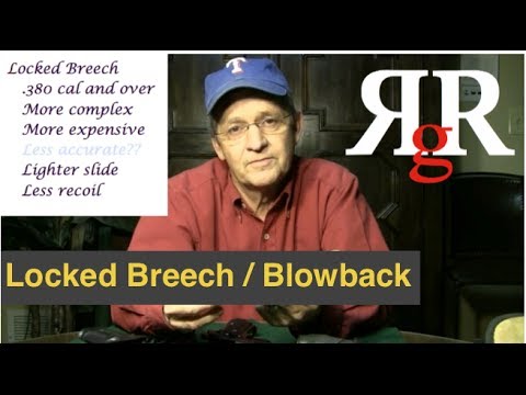 Locked Breech & Blowback Overview in Handguns - YouTube