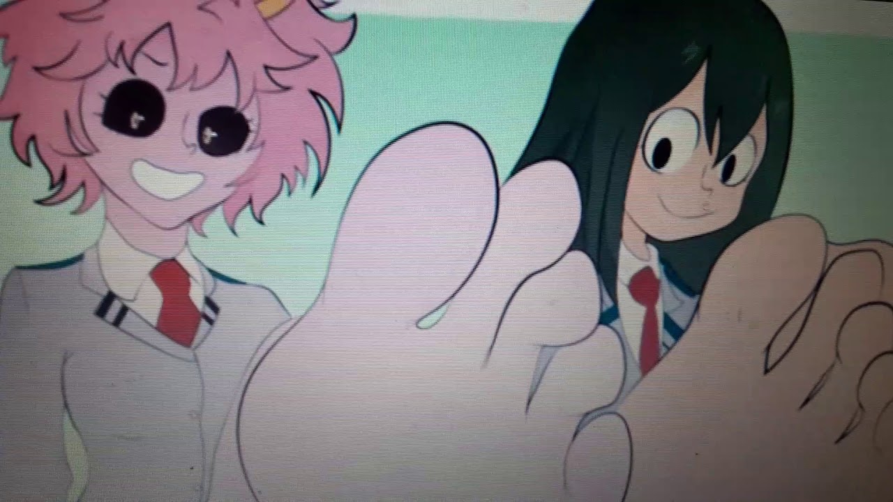 blue pac man loves mha girls feet - YouTube