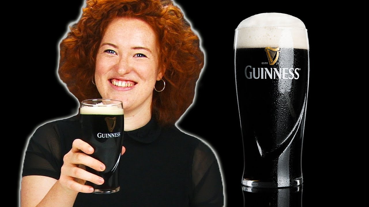 Irish People Try Guinness For The First Time - YouTube