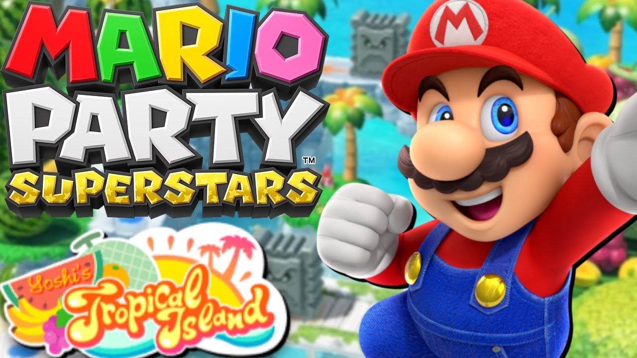 Mario Party Superstars | Yoshi's Tropical Island w/ Mario - Shiruetto ...