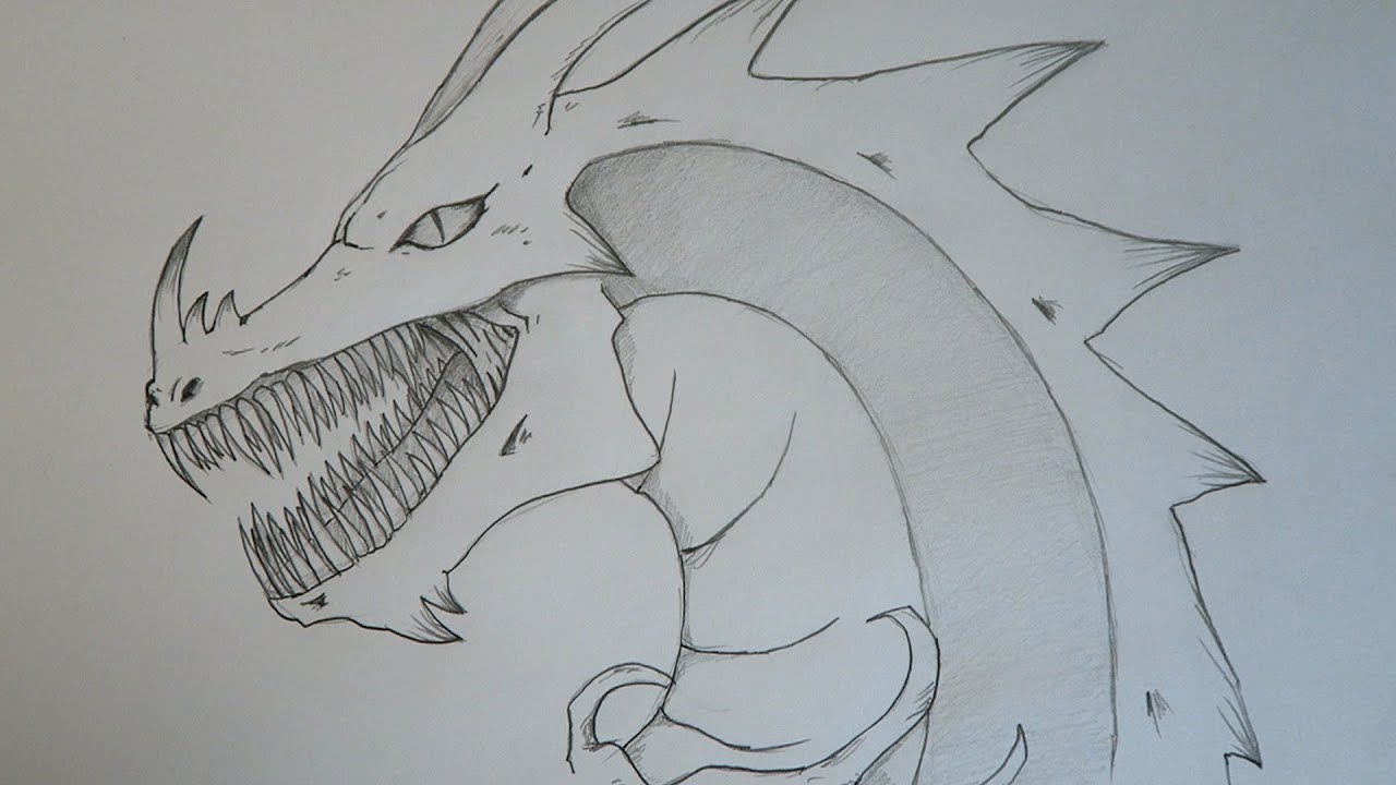 How to Draw NEW Legendary Dragon | Step by Step Pencil Drawing Tutorial ...