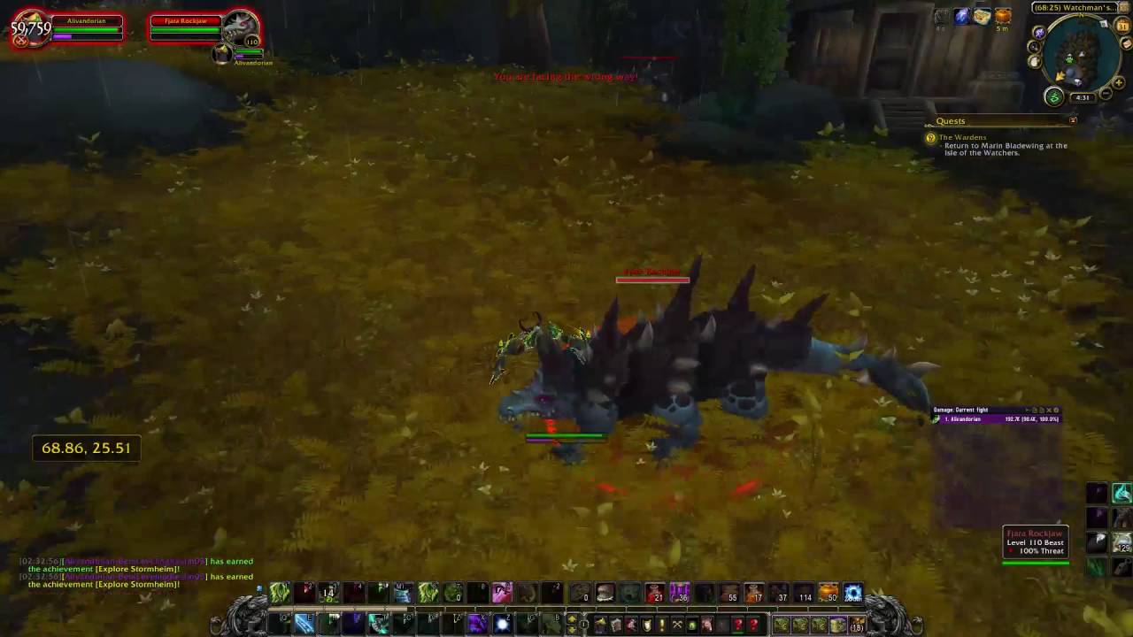 How to get to Watchman's Rock WoW - YouTube