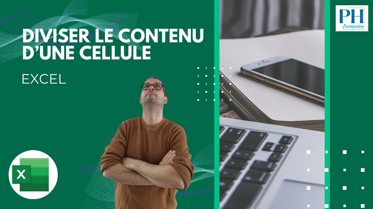 Diviser facilement le contenu d'une cellule Excel - YouTube