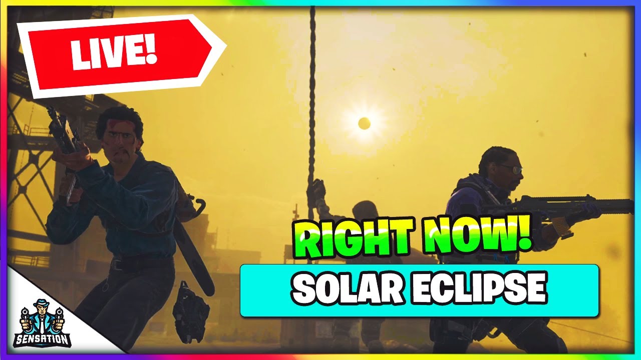 SOLAR ECLIPSE IN REBIRTH ISLAND WARZONE CALL OF DUTY - YouTube