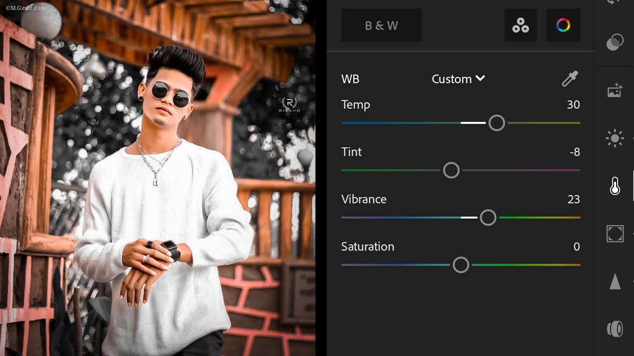 Black and coral tone Lightroom photo editing//preset download free ...