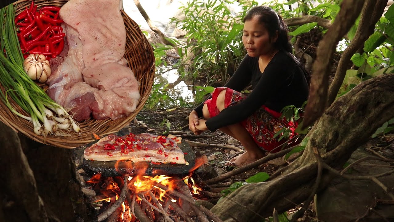 Wow! Pork Dish from Cooking on the rocks - Grilled Pork on the Rock for ...