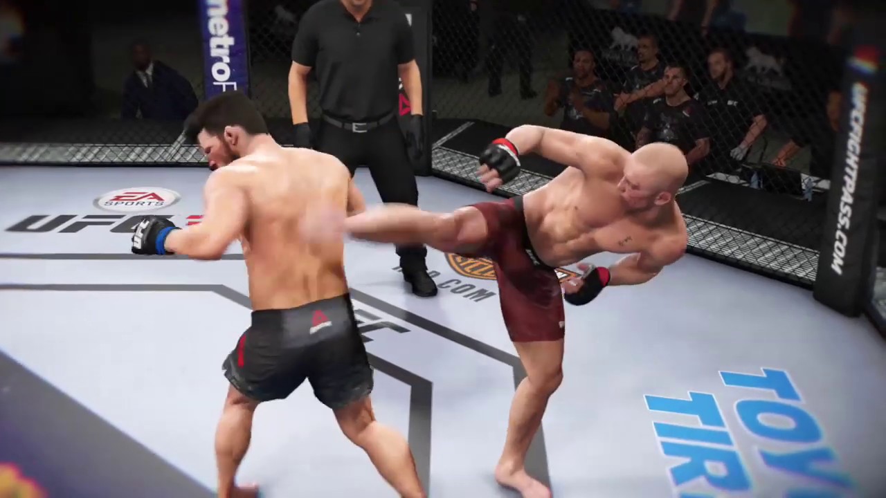 Georges St-Pierre getting knocked out - YouTube