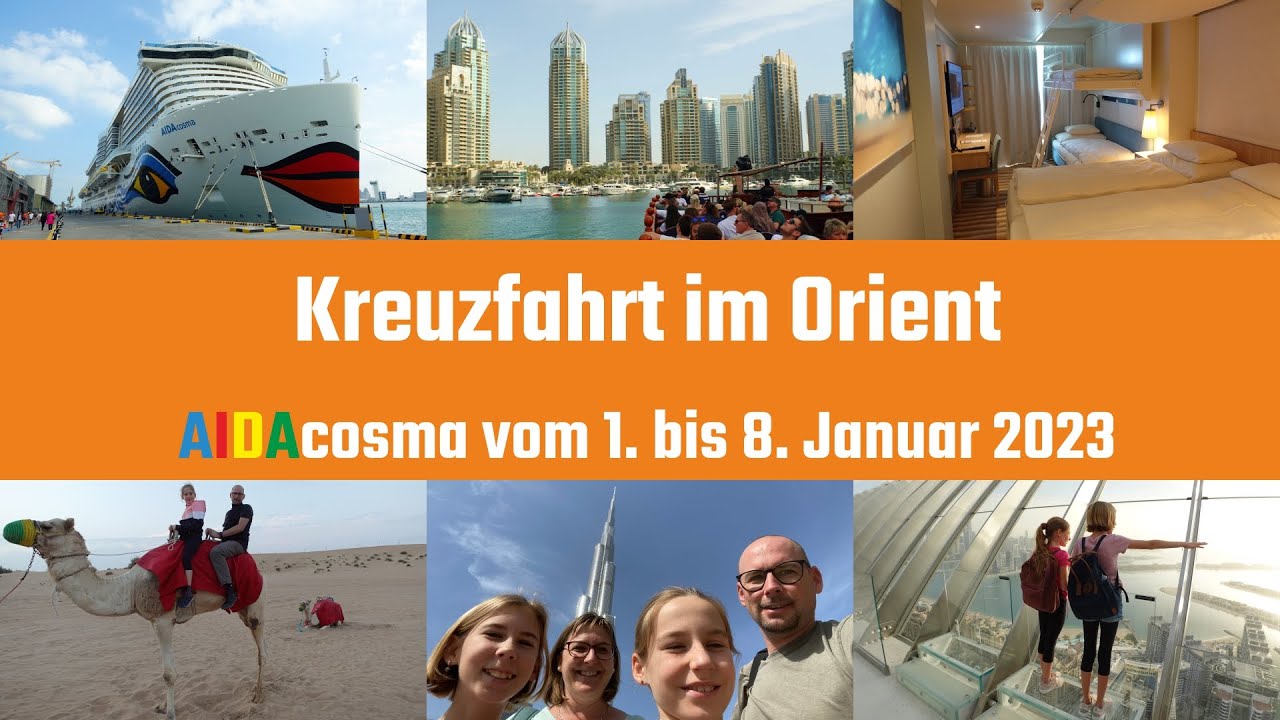 Kreuzfahrt im Orient mit AIDAcosma (Dubai - Abu Dhabi - Muscat) - YouTube