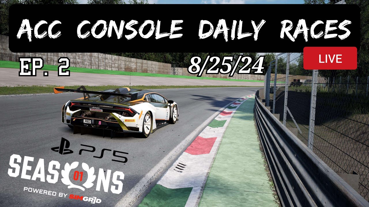 ACC Xbox & PS5 Crossplay Simgrid Seasons Daily Races Ep. 2 - YouTube