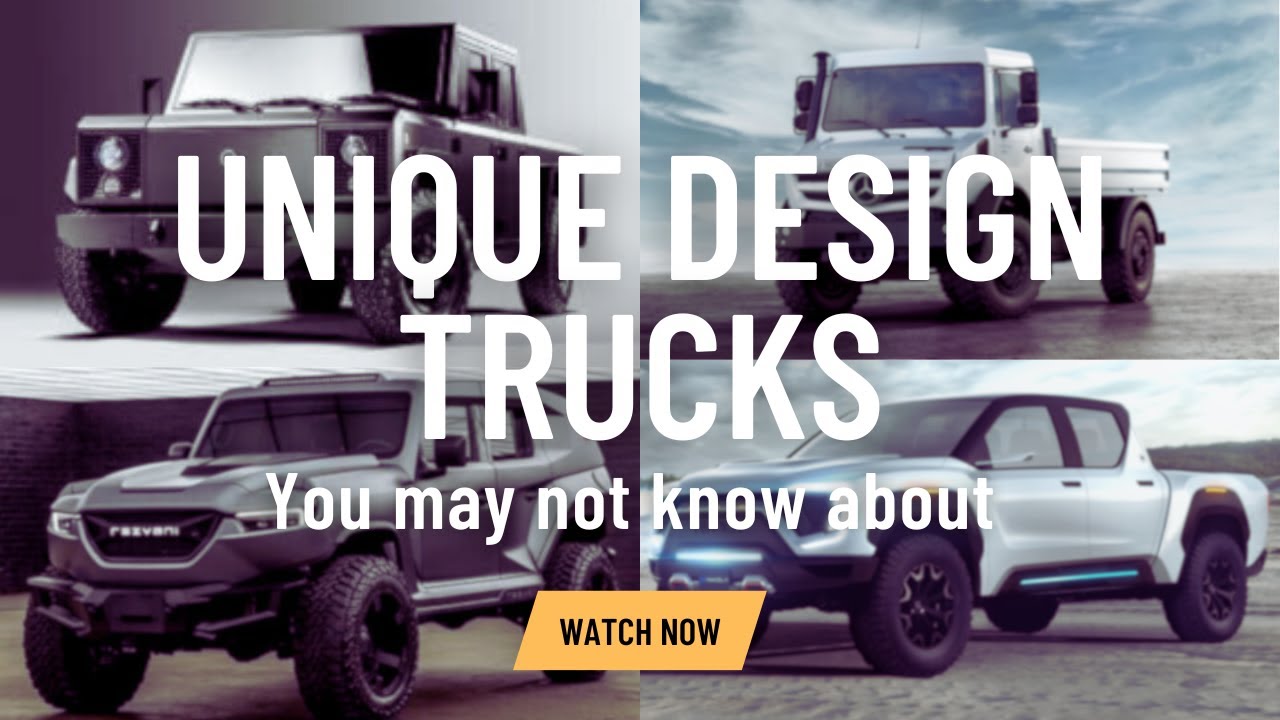 Unique design trucks that you may not know about - YouTube