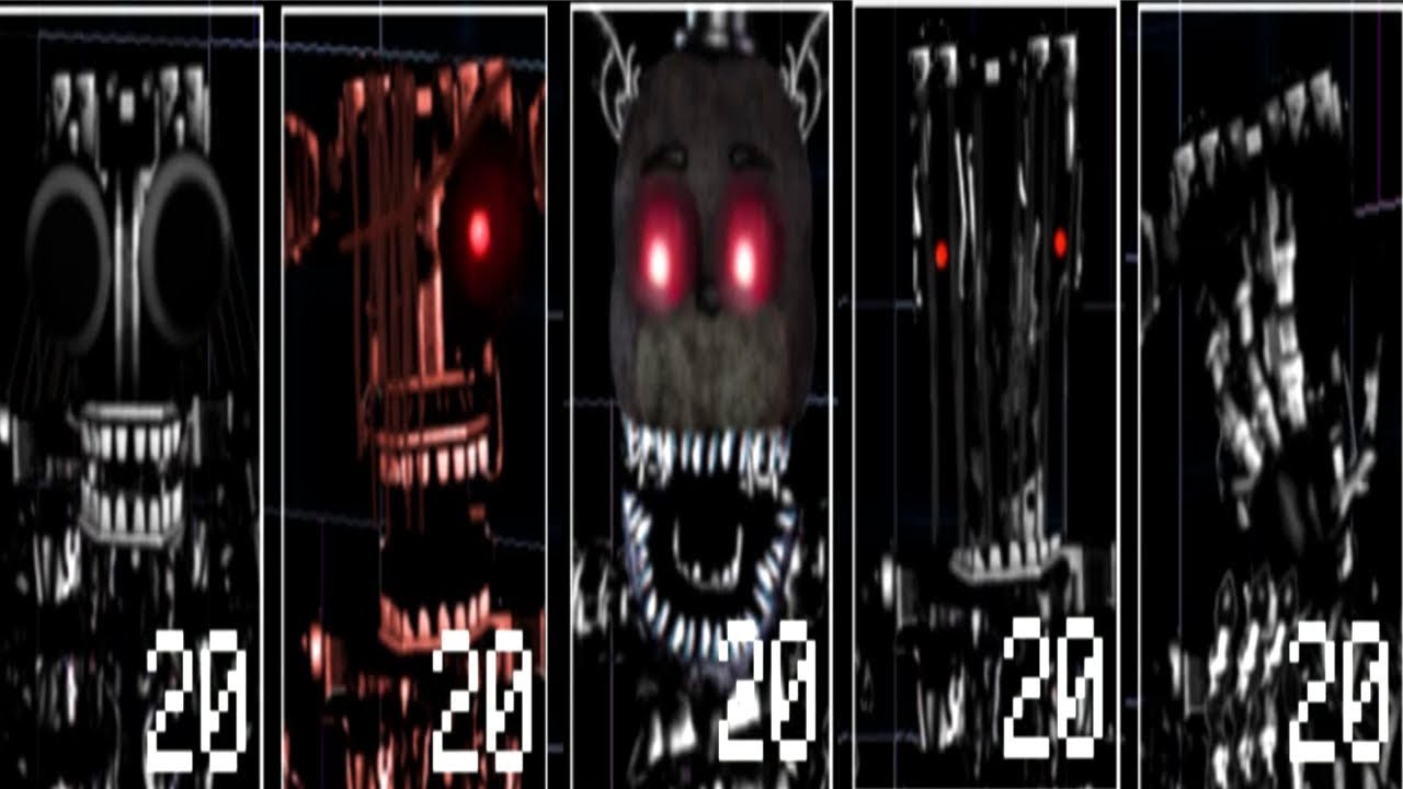 ALL TJOC ANIMATRONICS!! Ultimate Custom Night - YouTube