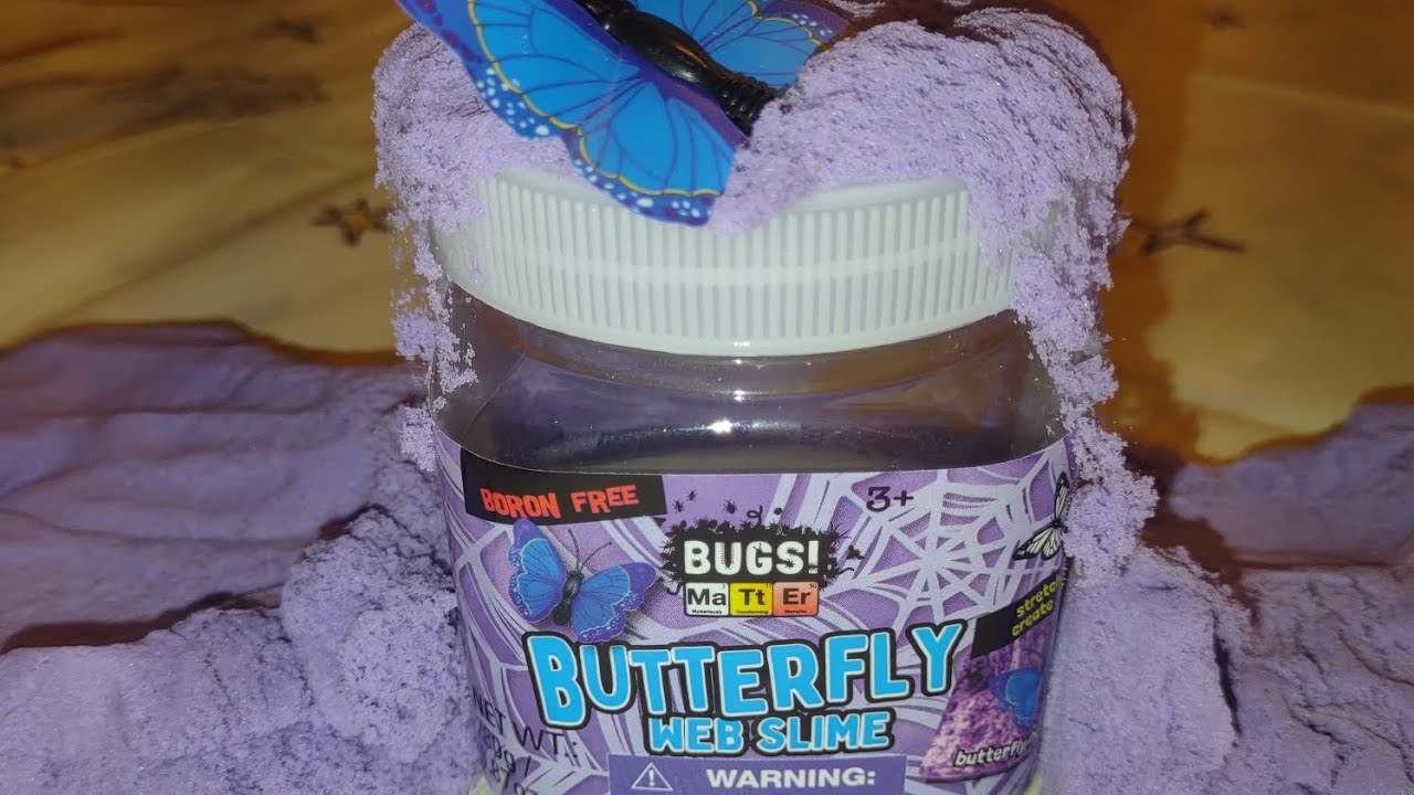 Butterfly Web Slime 🕸️🕸️ 🦋 🦋🦋. With Madison Hope. It's amazing. Part 1 ...