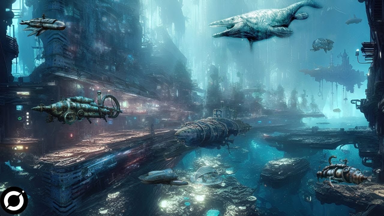 Antike außerirdische Stadt, die unter der Atlantisch entdeckt wurde ...
