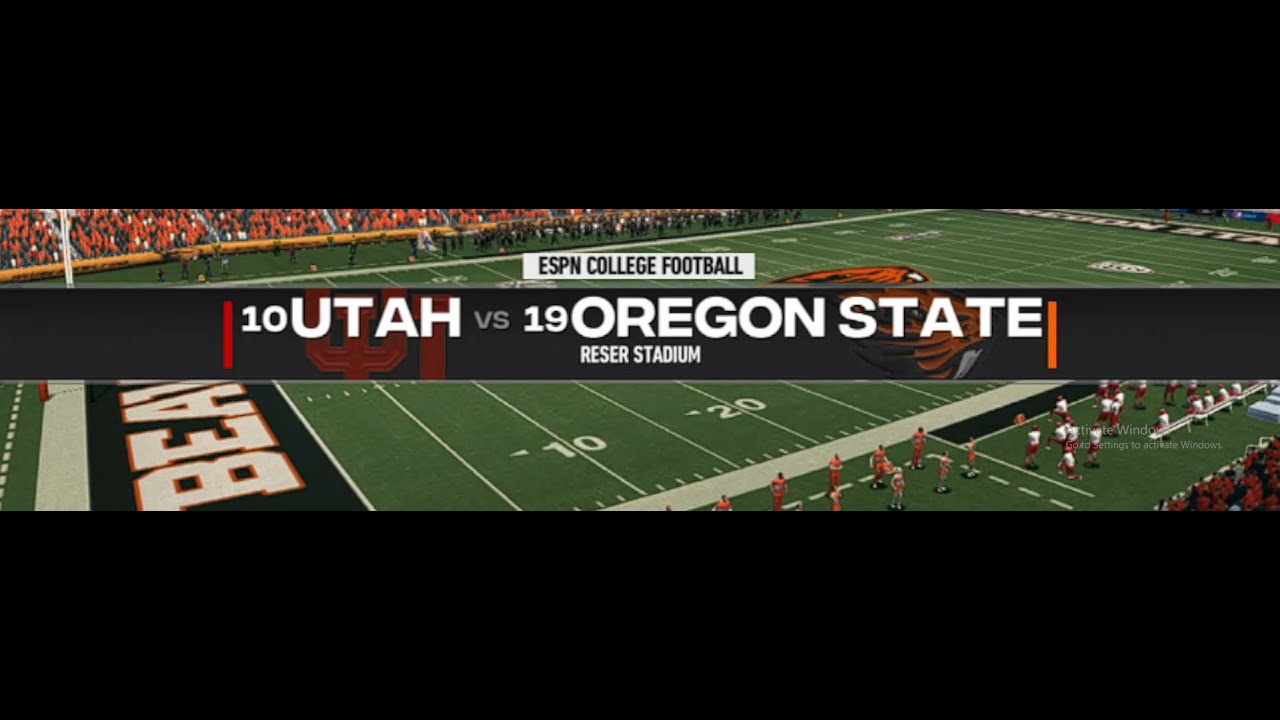NCAA Football 14 Revamped 2023-24 Season Week 5: (10) Utah Utes vs (19 ...