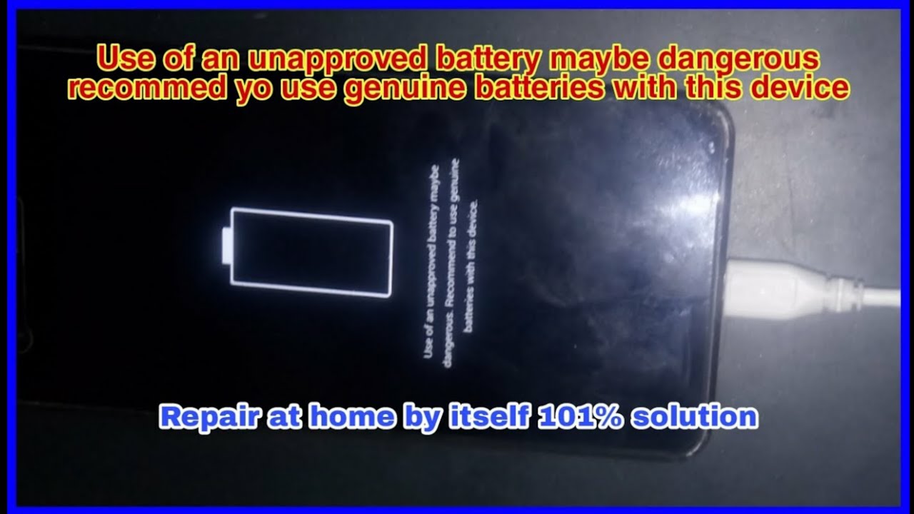 use of an unapproved battery maybe dangerous recommend to use genuine ...