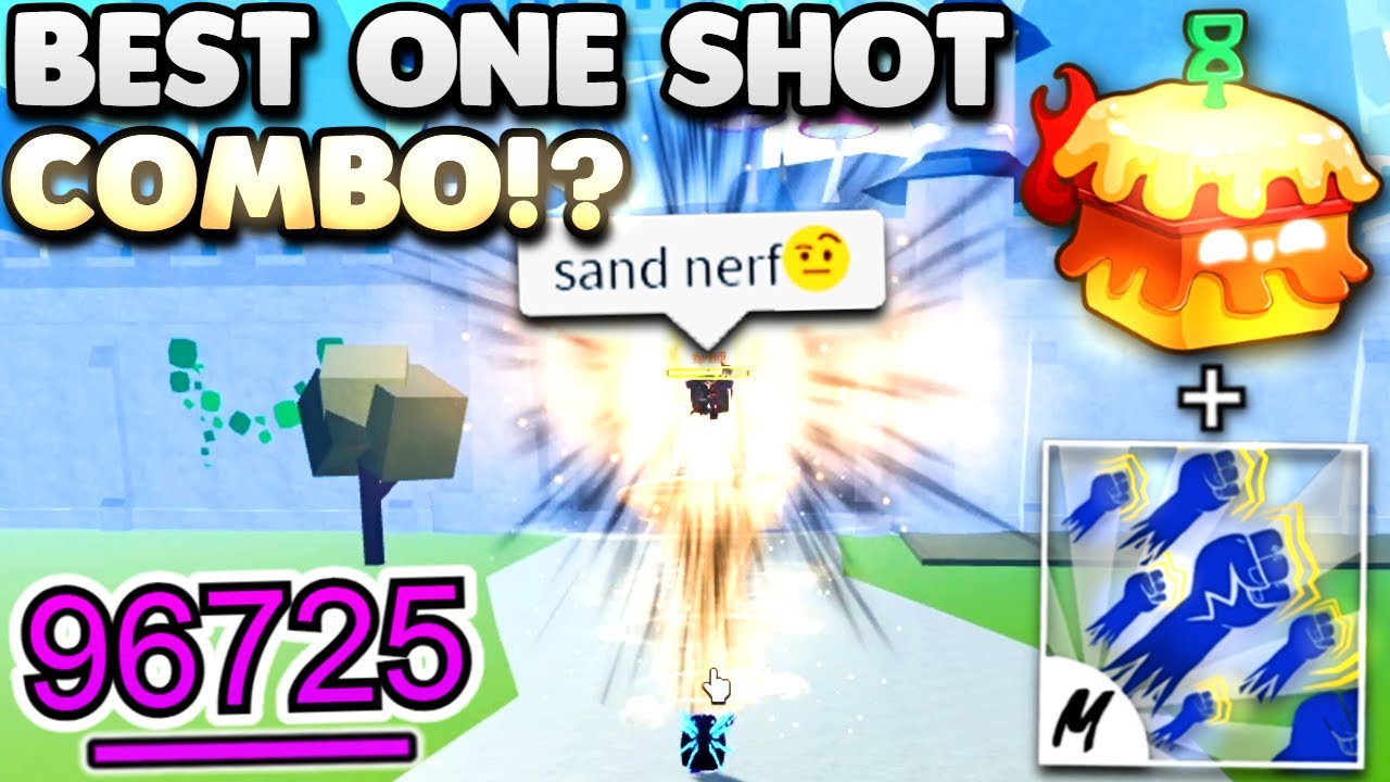 Sand Has The EASIEST BEST One Shot COMBO... (Blox Fruits) - YouTube