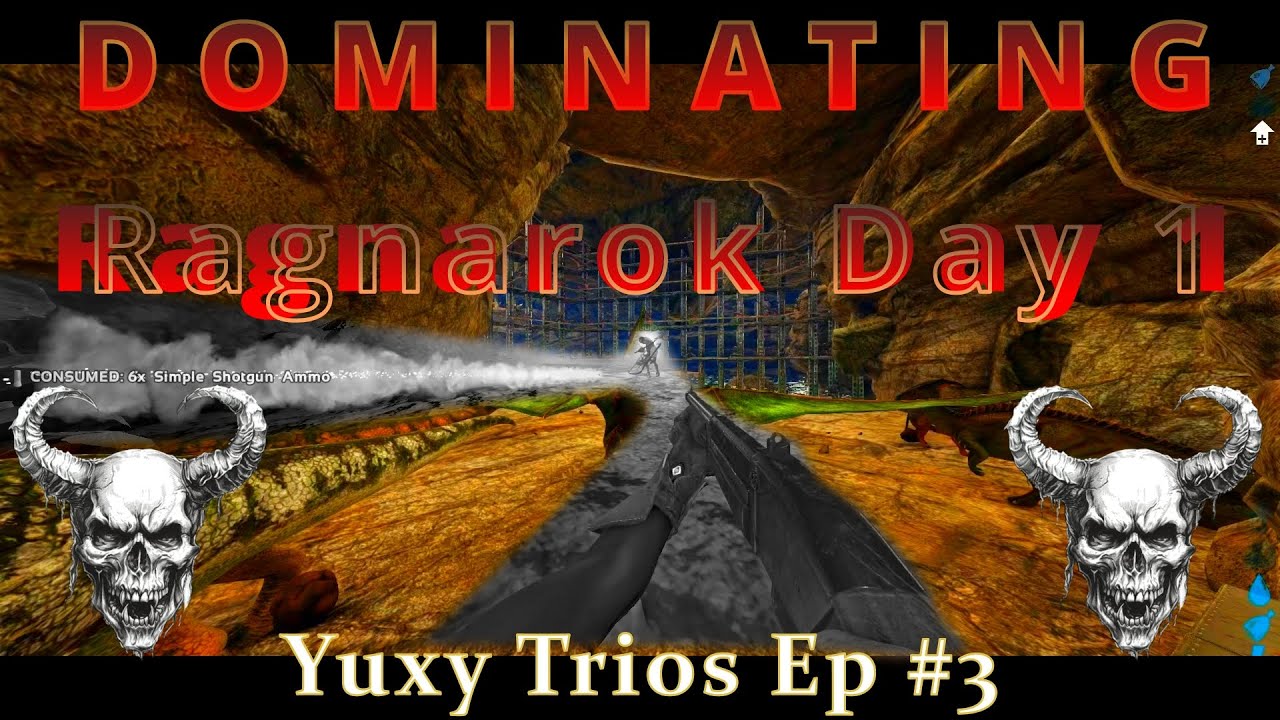 ALPHA of Ragnarok DAY 1?! | Yuxy Trios Ep 3 | Ark PvP | ASE - YouTube