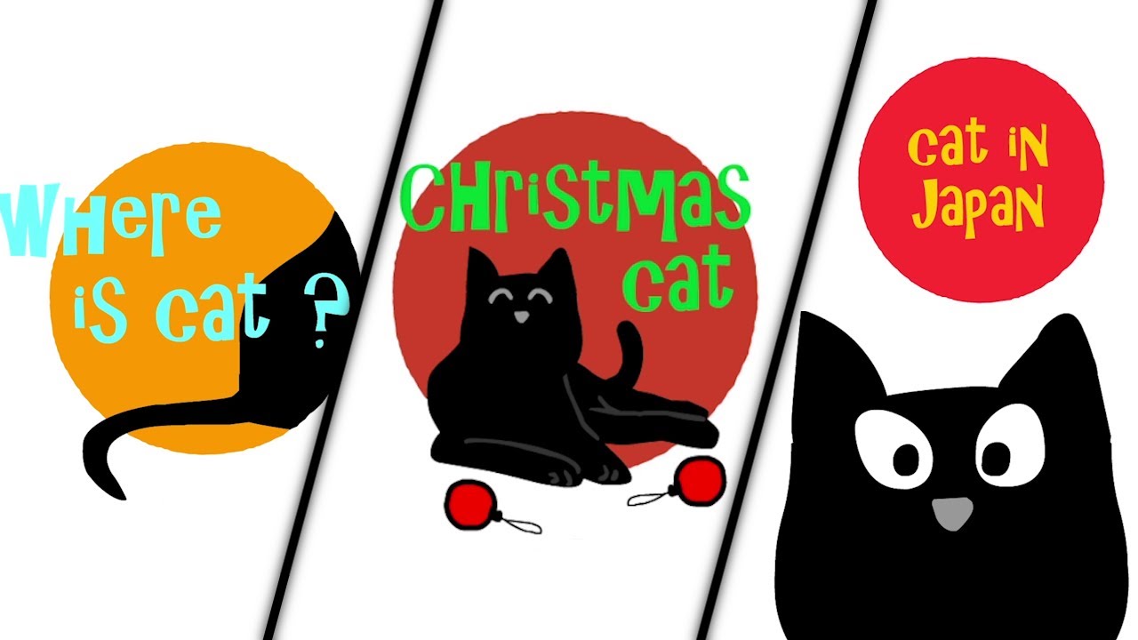 Bart Bonte's Cat Trilogy (Where is Cat, Christmas Cat, & Cat in Japan ...