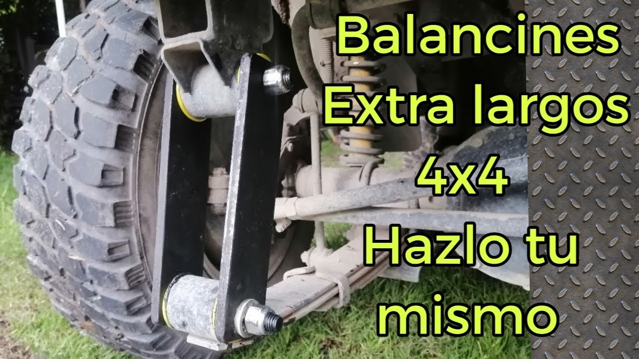 Balancines extra largos 4x4 !!! - YouTube