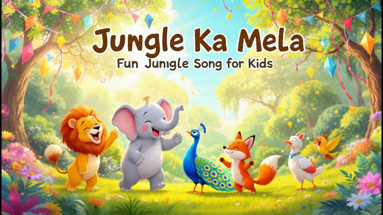 Jungle Ka Mela | Fun Jungle Song for Kids | Dancing Animals - YouTube
