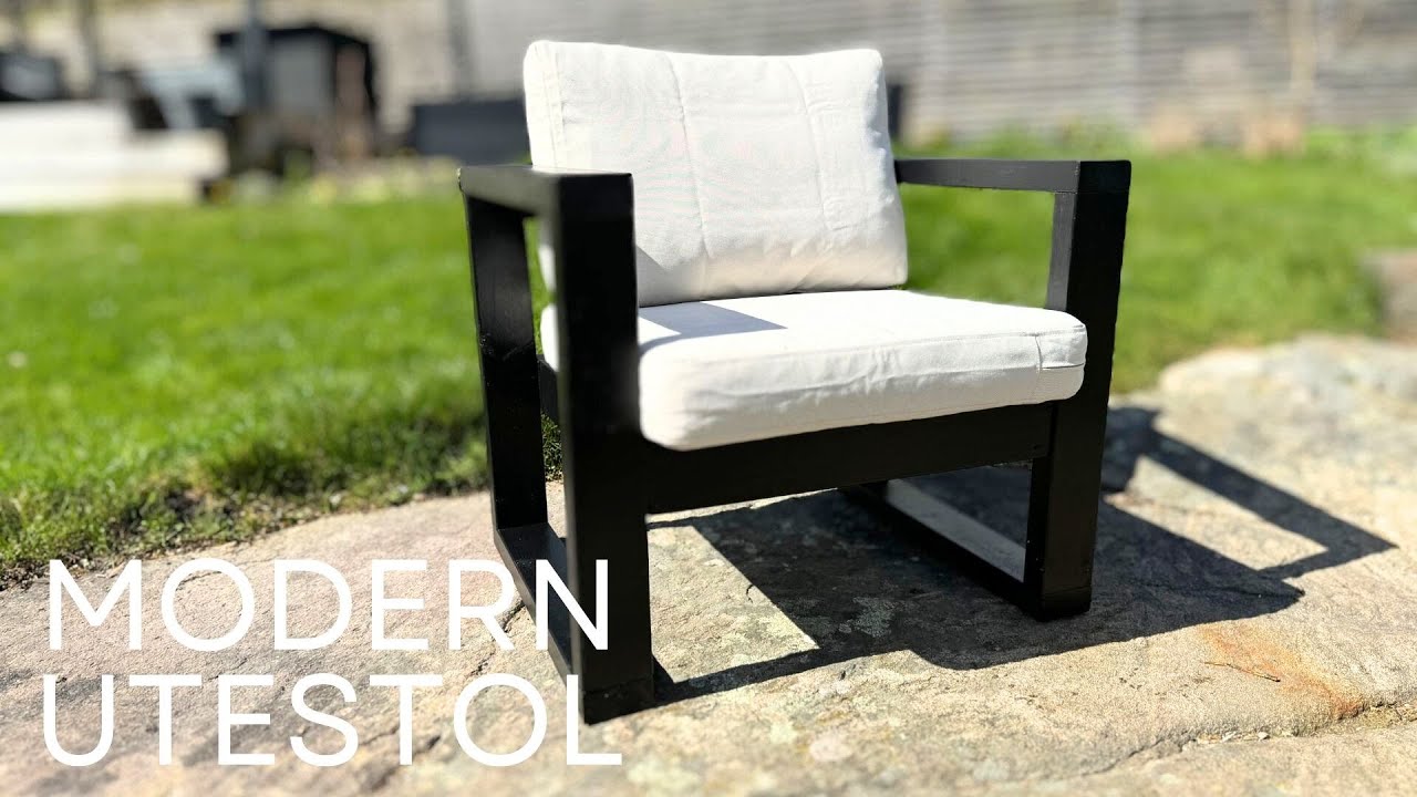 DIY Modern stol - YouTube