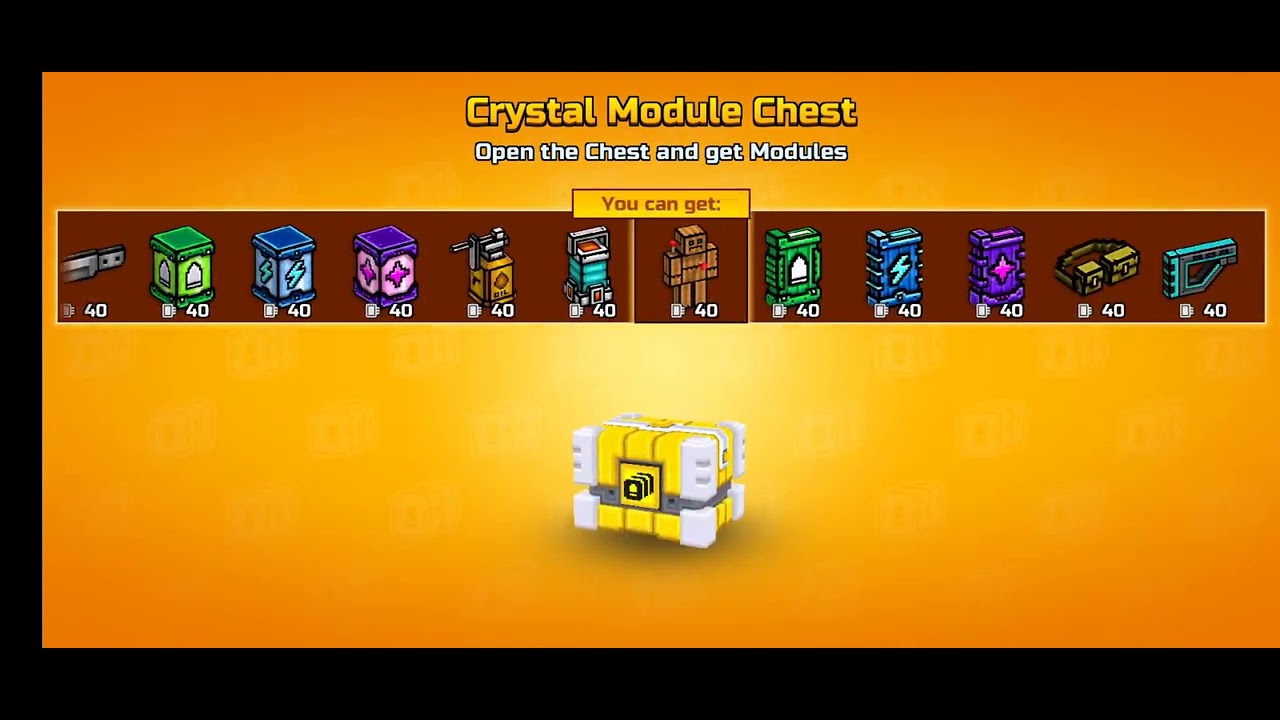 Opening a Crystal Module Chest ! - Pixel Gun 3D - PG3D - YouTube