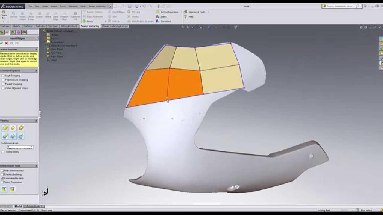 SolidWorks Reverse Engineering & Power Surfacing - YouTube