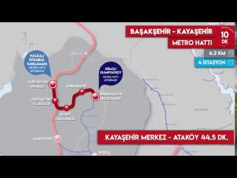 #Başakşehir - #Kayaşehir Metro Hattı #Kolayİstanbul