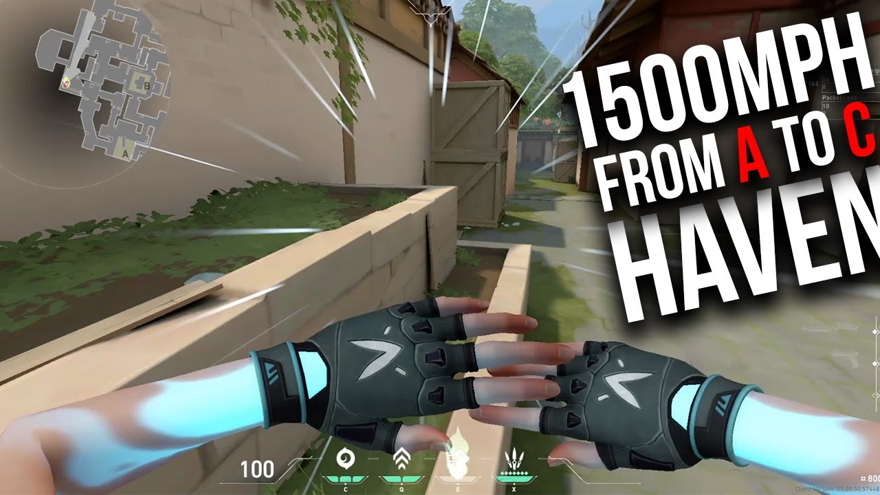 Jett SPEED Hack Easy on HAVEN MAP - YouTube