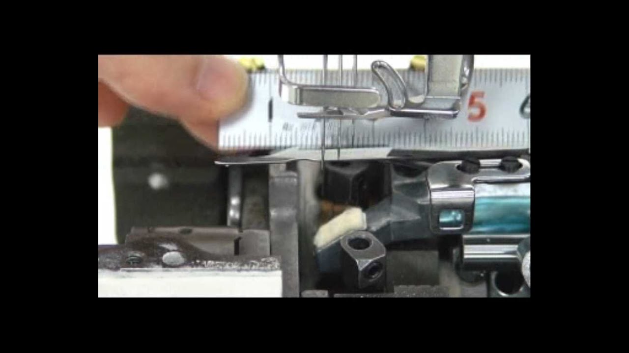 Initial position of the looper thread trimmer mechanism - YouTube
