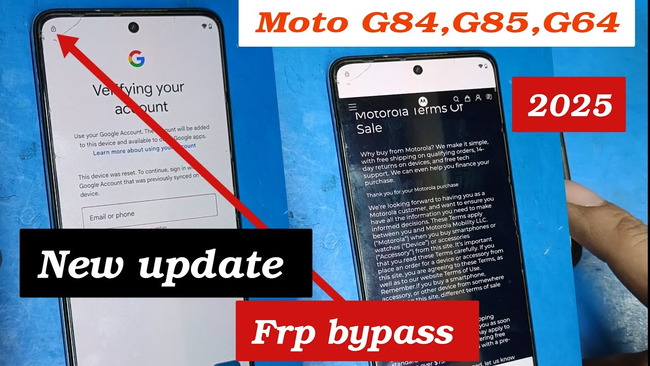 Moto G85,G84,G64, 5G frp bypass New update||Google account remove||# ...