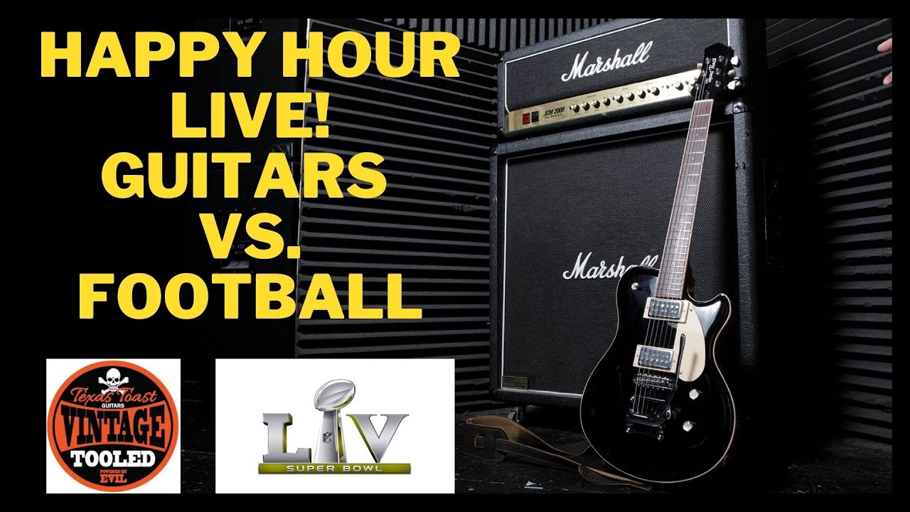 Happy Hour LIVE! Guitars VS. Football - YouTube