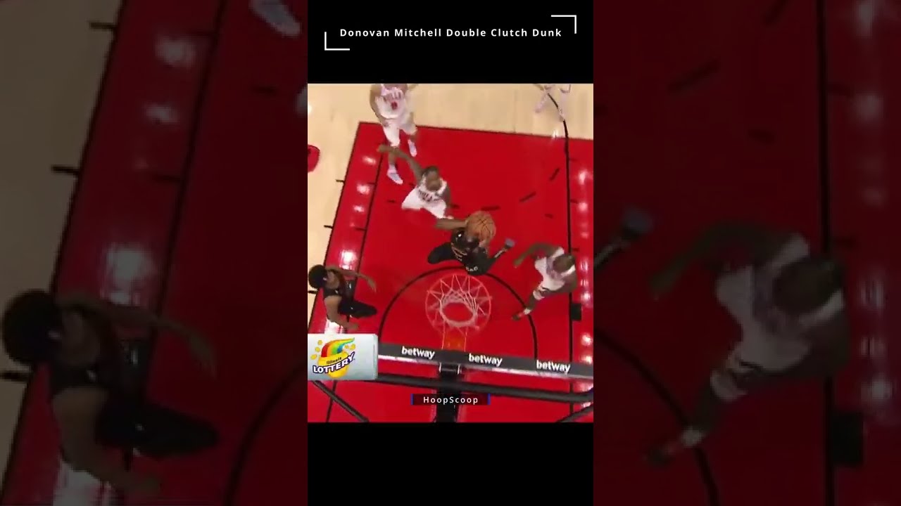 Double Pump Dunk! 🥶 Donovan Mitchell #nba #basketball #nbahighlights ...
