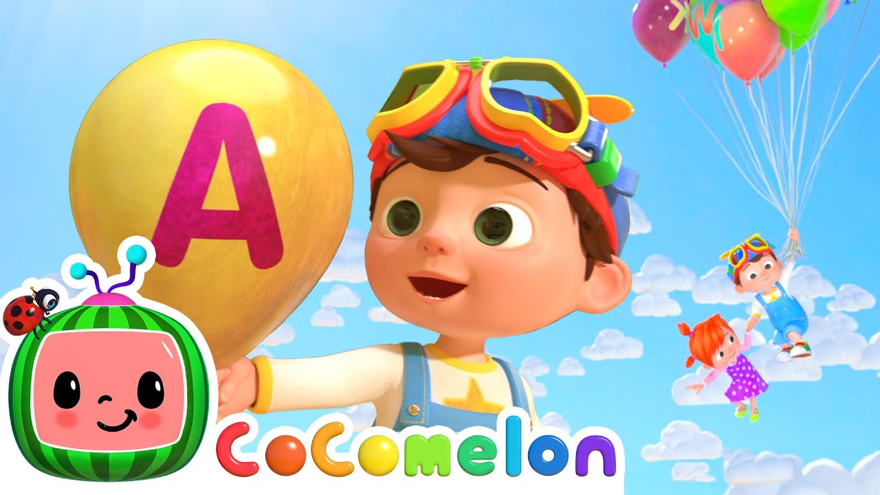 Learning ABC With Balloons! 🎈 CoComelon | Nursery Rhymes for Babies ...