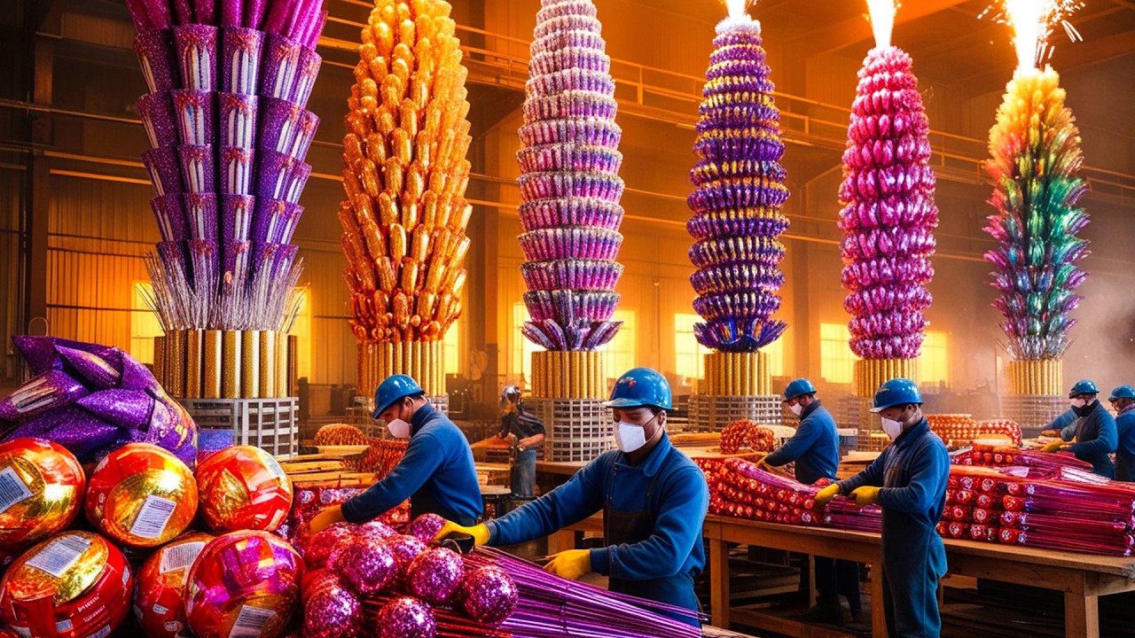 How Fireworks are Made in Factory - YouTube