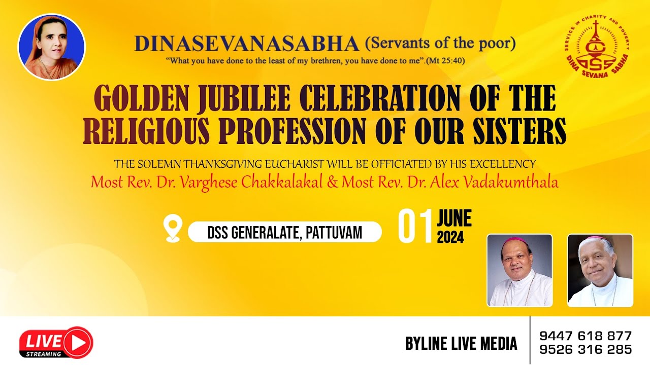 GOLDEN JUBILEE CELEBRATION OF THE RELIGIOUS PROFESSION OF OUR SISTERS ...