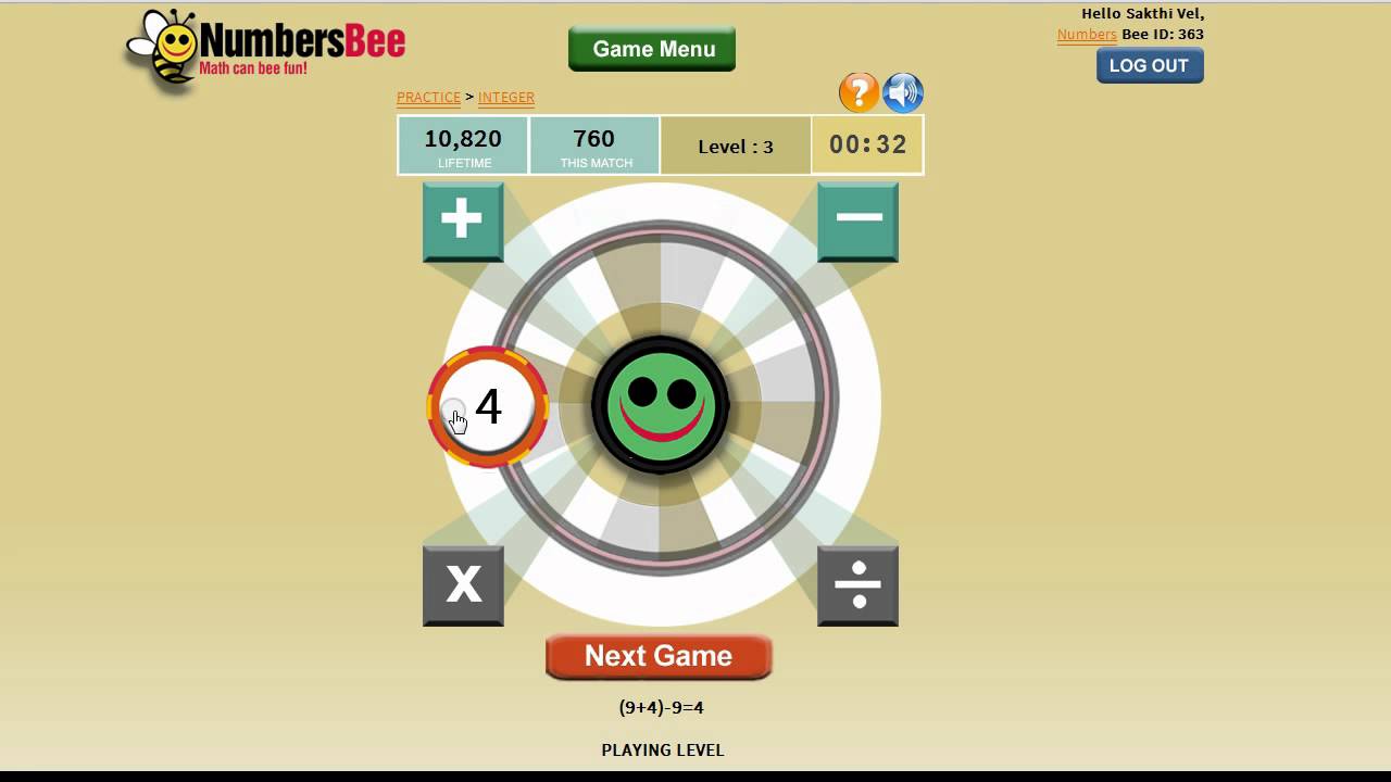 Numbers Bee - Practice - Demo - YouTube