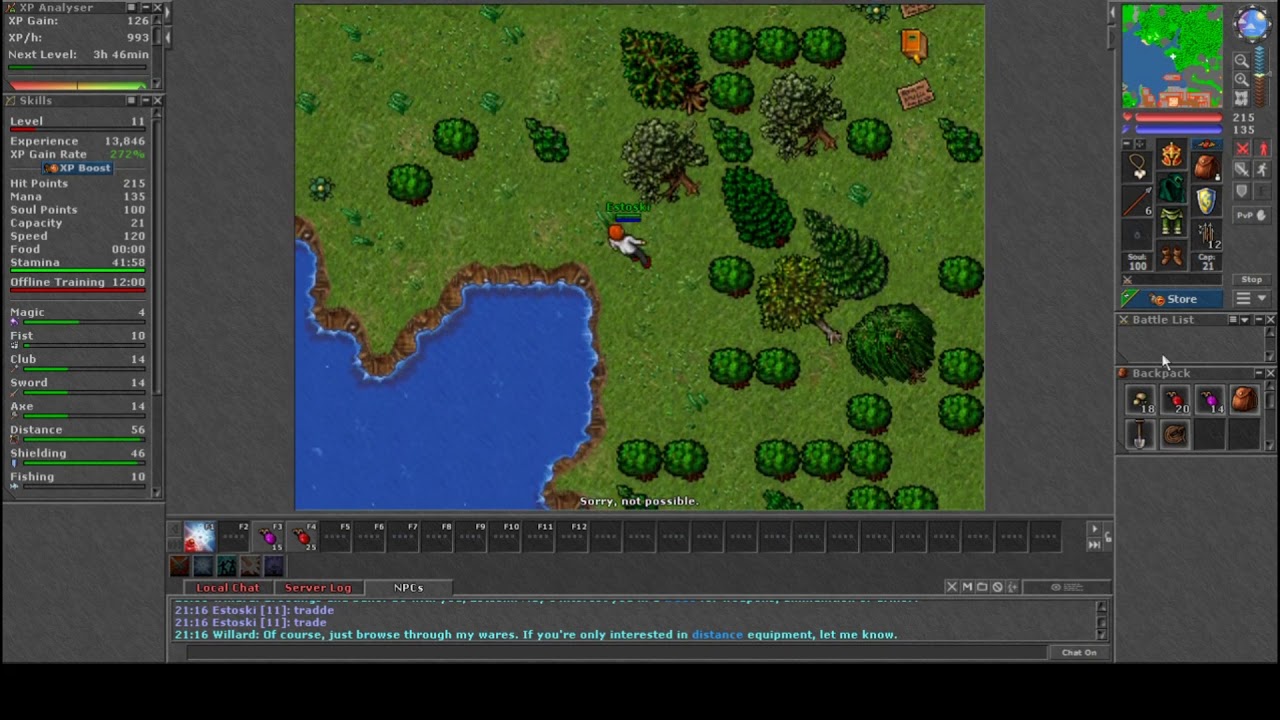 Tibia - Cave de skeleton e Ghoul em Edron - YouTube