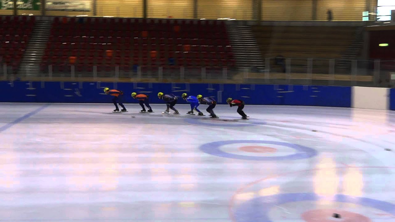 KNSB Cup shorttrack heats 1500M - YouTube
