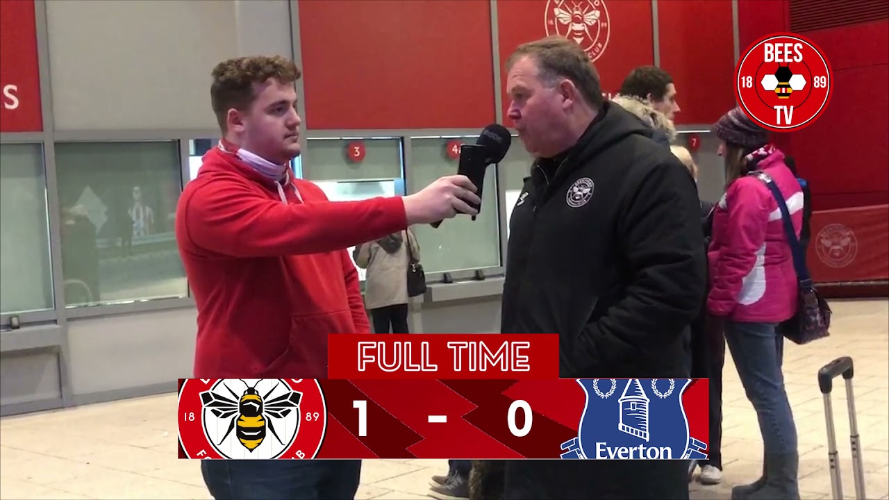 BRENTFORD 1-0 EVERTON | Post Match with Brentford Commentator Mark Burridge - YouTube