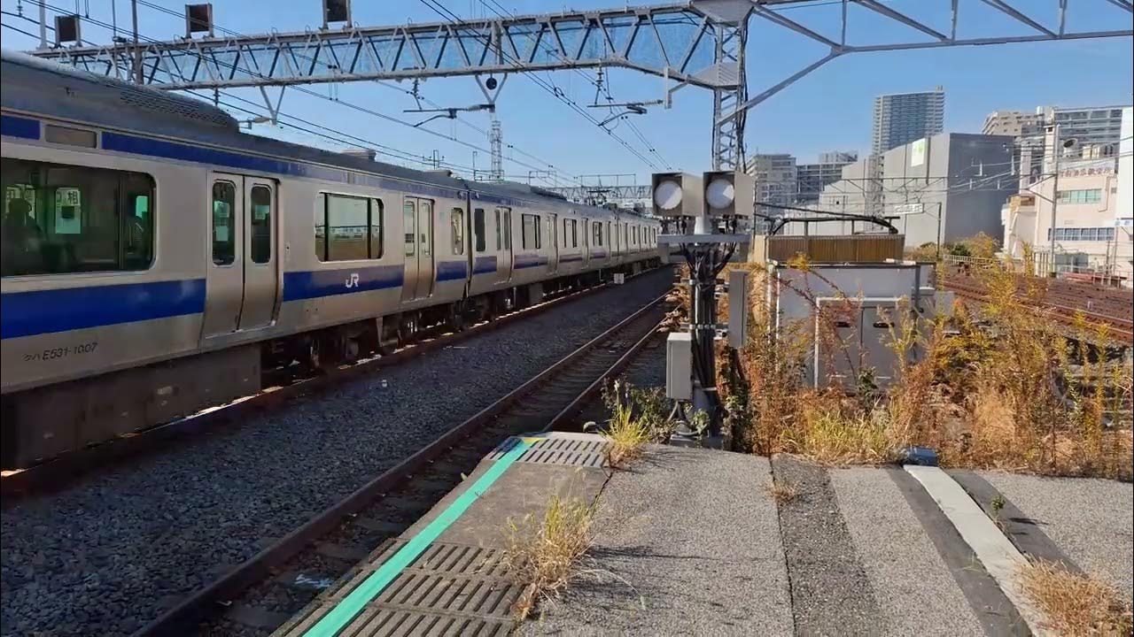 JR東日本E531系K457編成+K421編成 金町通過 20241226 110802 - YouTube