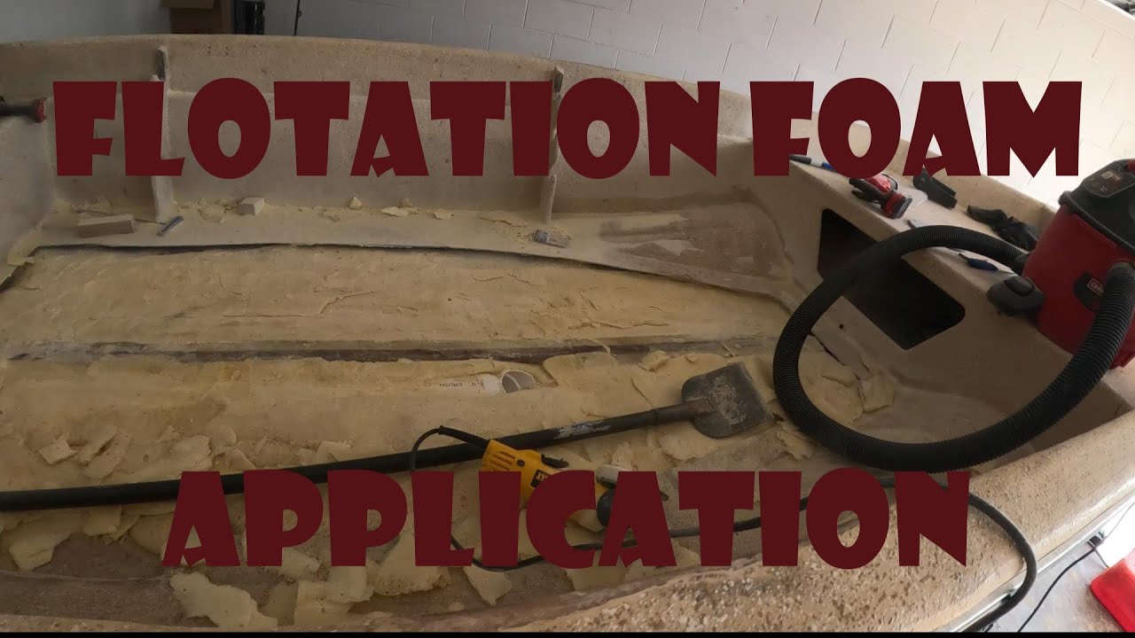 Applying Flotation Foam To A 50 Year Old Boat (Episode 3) - YouTube
