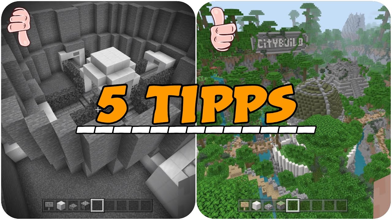 5 Tipps wie man ein Citybuild baut [Anfänger Tipps] - YouTube