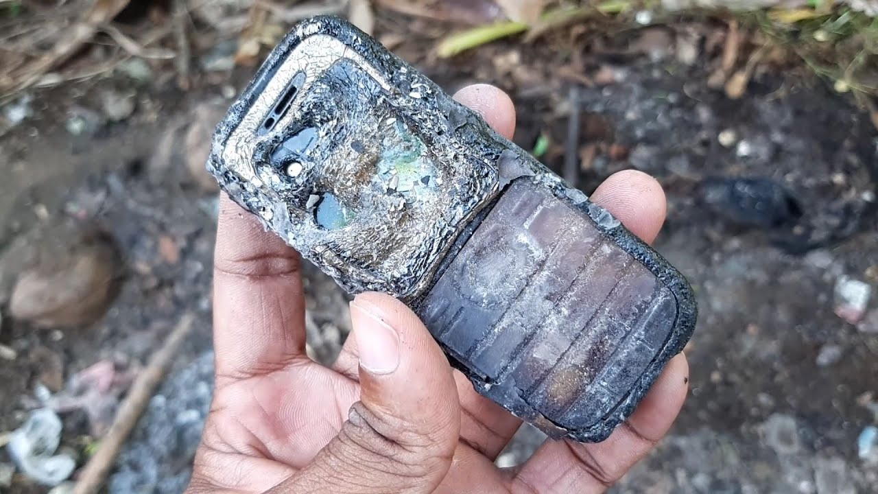 Restoration Burned Phone Found From Rubbish | Restore Destroyed ...