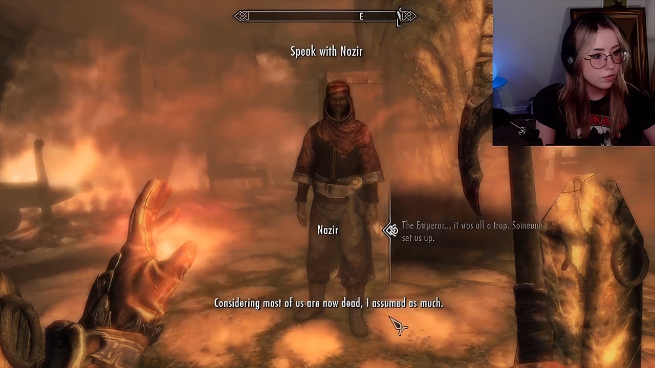 First Time Playing SKYRIM - Day 31 [Full VOD] dark brotherhood part 3 ...