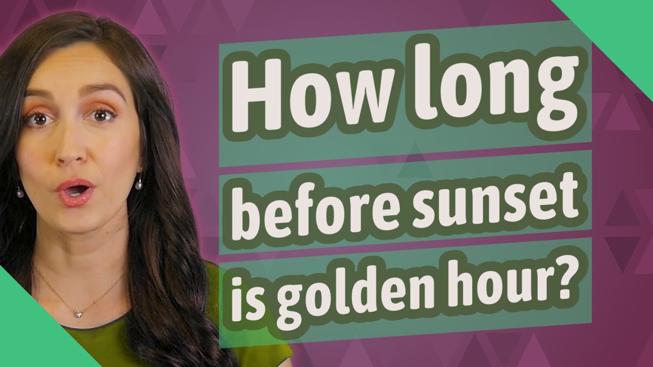 How long before sunset is golden hour? - YouTube